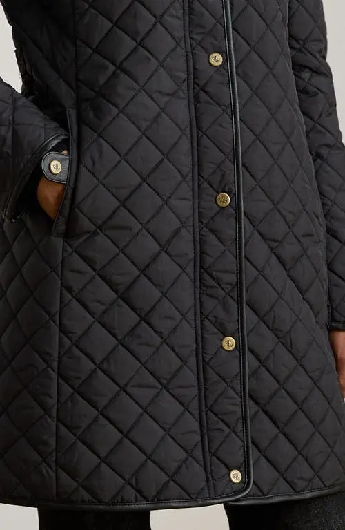 Ralph Lauren Diamond Quilted Longline Coat