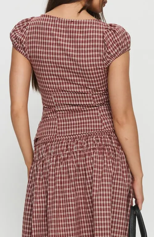 Princess Polly Alixandra Check Button-up Top