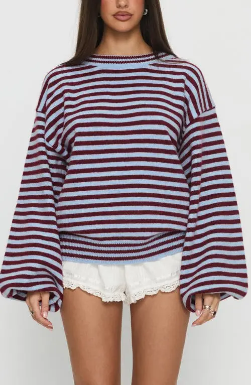Princess Polly Striped Oversized Sweater