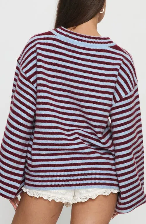 Princess Polly Striped Oversized Sweater