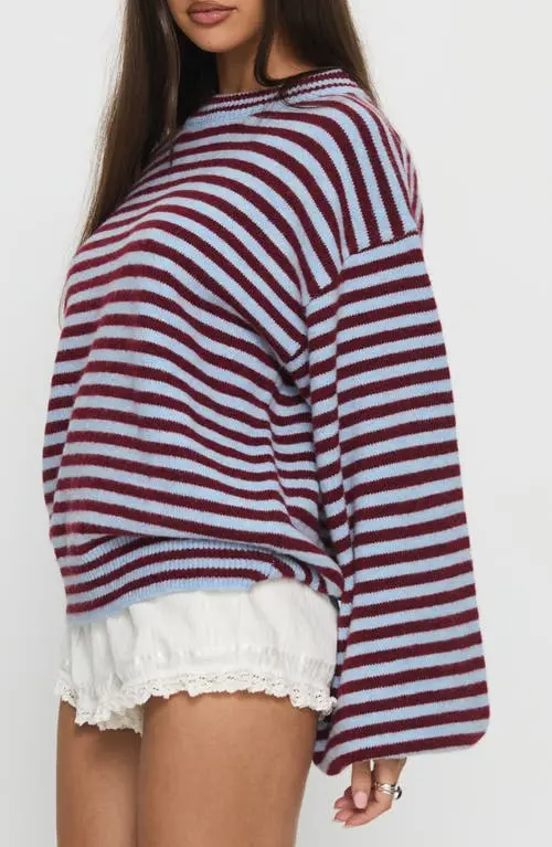 Princess Polly Striped Oversized Sweater
