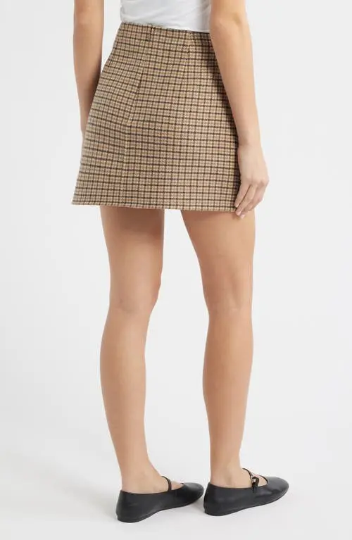 Madewell Double Face Wool Miniskirt