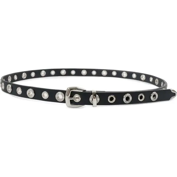 PETIT MOMENTS Rivet Studded Belt - Black