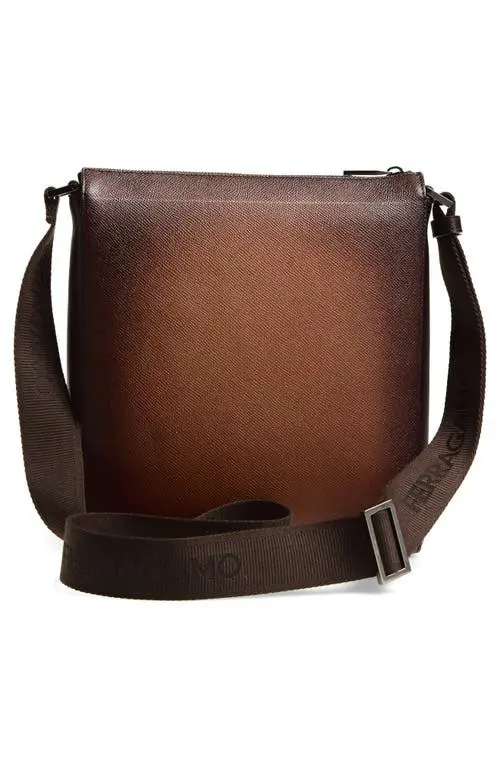FERRAGAMO Gancio Leather Crossbody Bag
