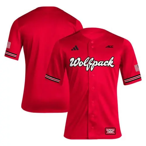 Adidas Nc State Wolfpack Reverse Retro Replica Baseball Jersey