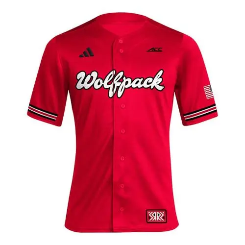 Adidas Nc State Wolfpack Reverse Retro Replica Baseball Jersey