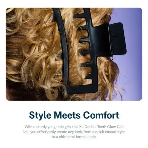 GIMME BEAUTY Rectangle Claw Clip - Black