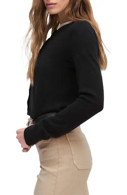 FAVORITE DAUGHTER Rebecca Crop Cashmere Cardigan