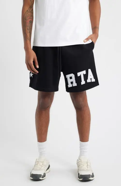 RtA Cotton Drawstring Sweat Shorts
