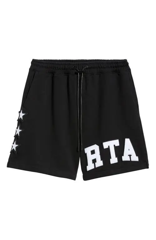 RtA Cotton Drawstring Sweat Shorts
