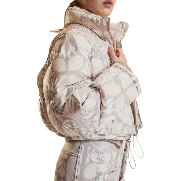 Cynthia Rowley Printed Puffer Jacket