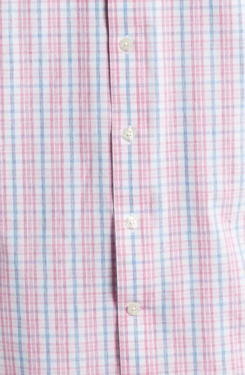 Johnnie-o Tinsley Plaid Everyday Performance Button-down Shirt - Snapper