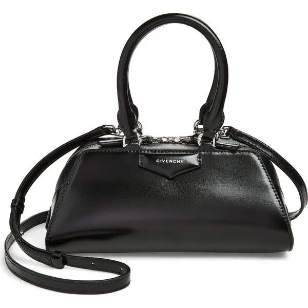 Givenchy Mini Antigona Leather East/west Satchel - Black