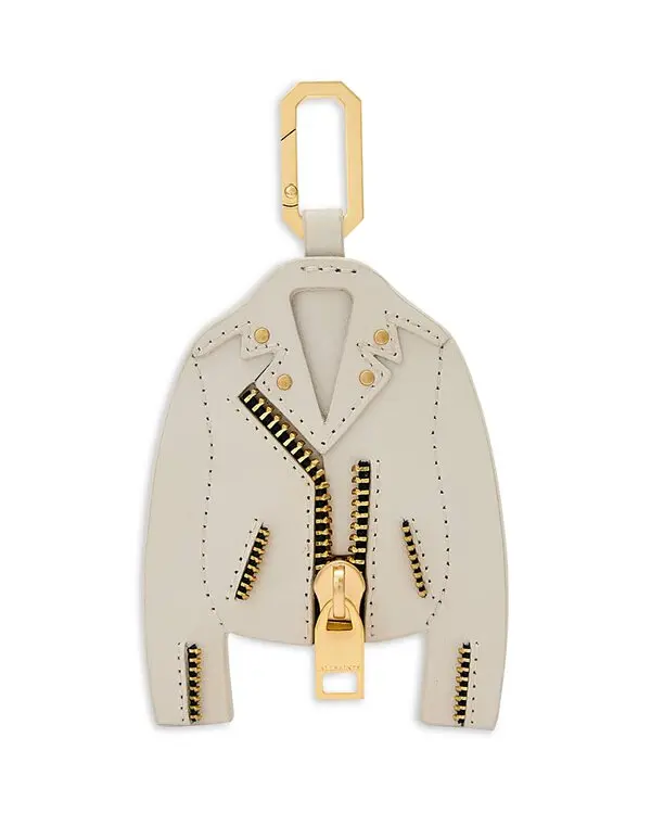 ALLSAINTS Dalby Keyring - Ivory White
