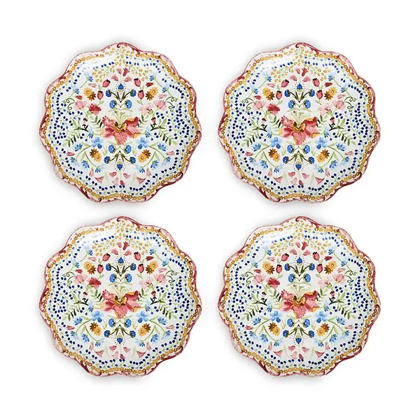 JULISKA Sofia Side/cocktail Plate, Set Of 4 - Multi