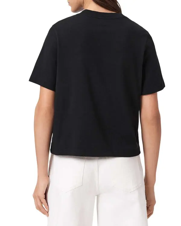 ALLSAINTS Lisa Embossed Tee - Black
