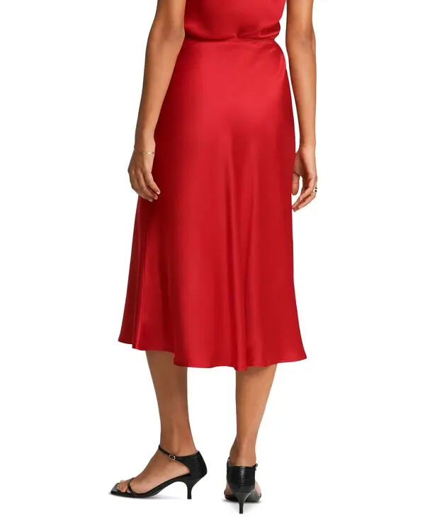 ARGENT Silk Bias Cut Skirt