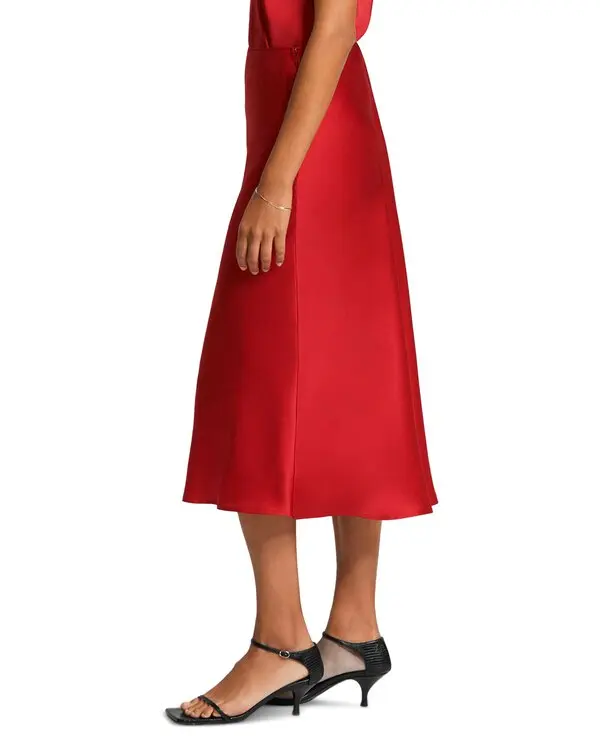 ARGENT Silk Bias Cut Skirt