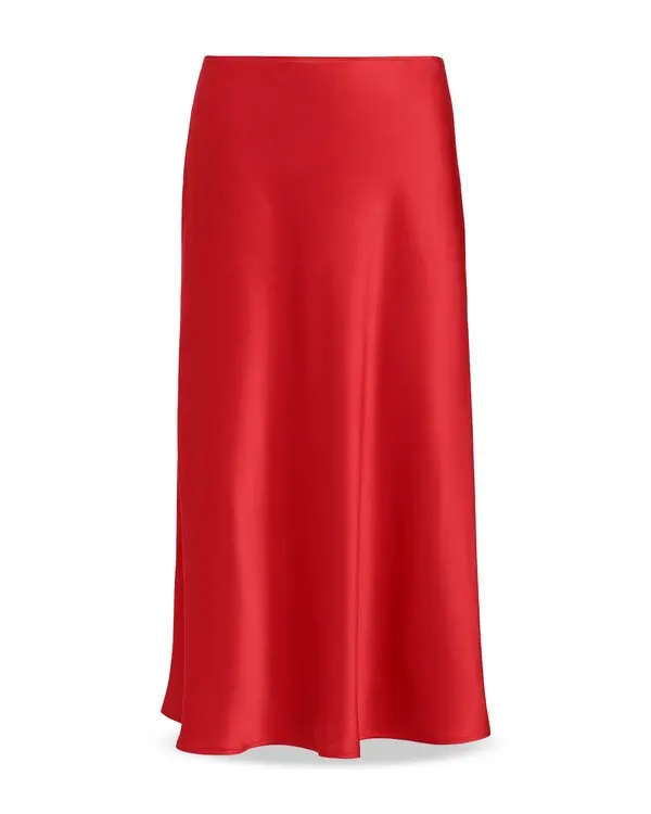 ARGENT Silk Bias Cut Skirt