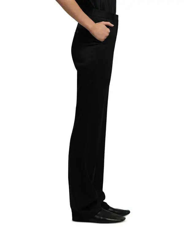 ARGENT Straight Leg Pants - Black