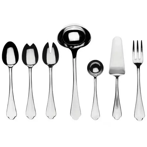 MEPRA Dolce Vita Serving Set7 Pieces - Silver