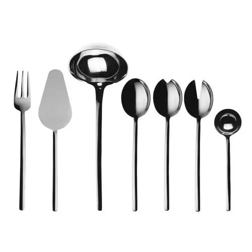 MEPRA Due Serving Set7 Pieces - Silver