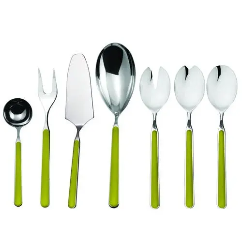 MEPRA Fantasia Serving Set7 Pieces - Olive-green