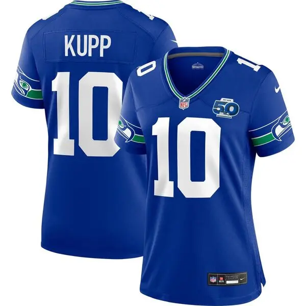 Nike Cooper Kupp Seattle Seahawks Alternate 50th Season Game Jersey - Royal
