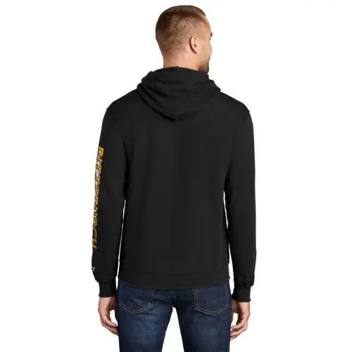 STARTER Pittsburgh Steelers Wordmark Logo Pullover Hoodie - Black