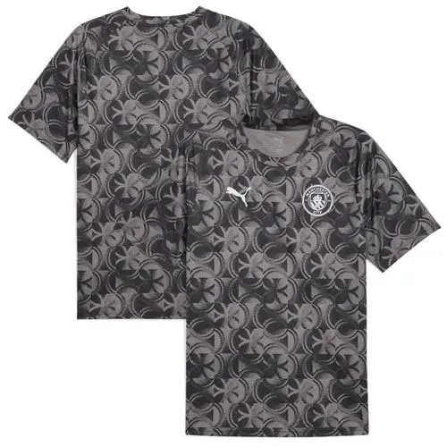 PUMA Manchester City 2025/26 Pre-match Training Jersey - Black