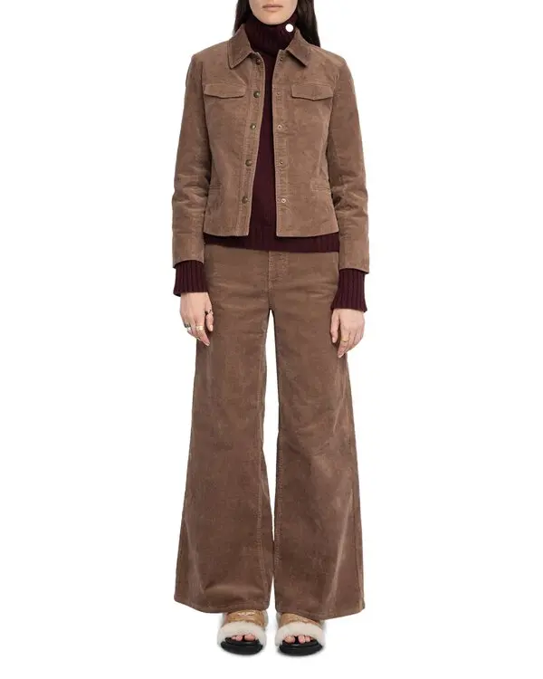 Zadig&Voltaire Liam Corduroy Jacket - Wood