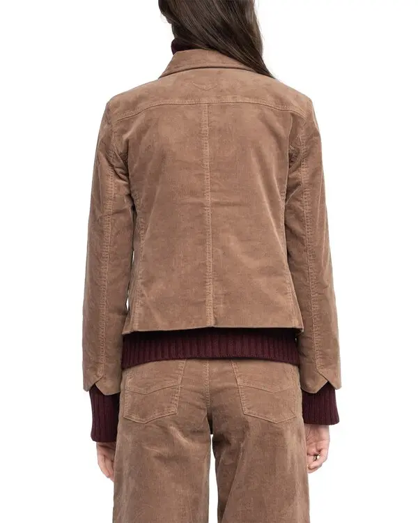 Zadig&Voltaire Liam Corduroy Jacket - Wood
