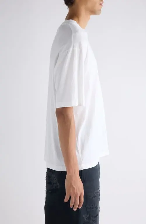 Acne Studios Exford Logo Pocket T-shirt - Off White