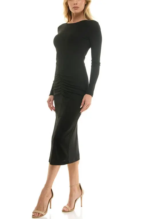 SOCIALITE Long Sleeve Body-con Dress