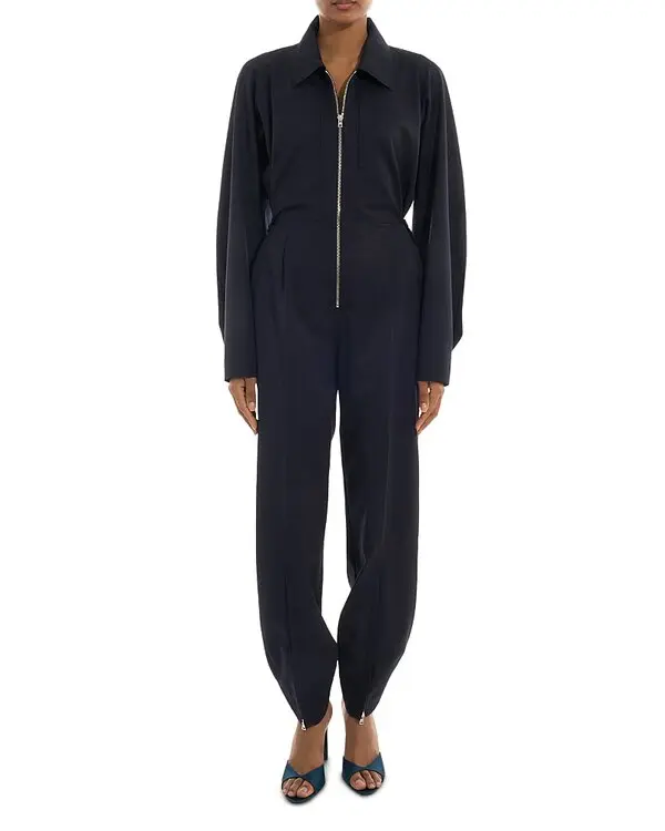 Victoria Beckham Cargo Jumpsuit - Navy