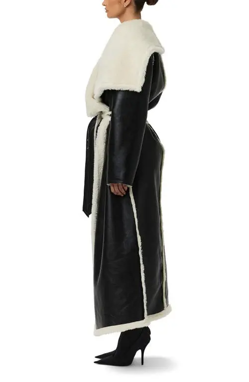 Naked Wardrobe Reversible Faux Shearling Jacket