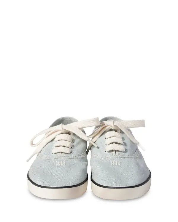 Miu Miu Lace Up Sneakers