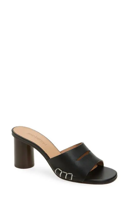 JW Anderson Loafer Slide Sandal - Black 999