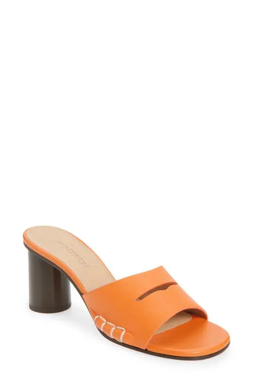JW Anderson Loafer Slide Sandal - Orange