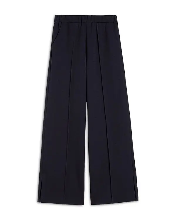 JIL SANDER Wide Leg Trousers - Navy
