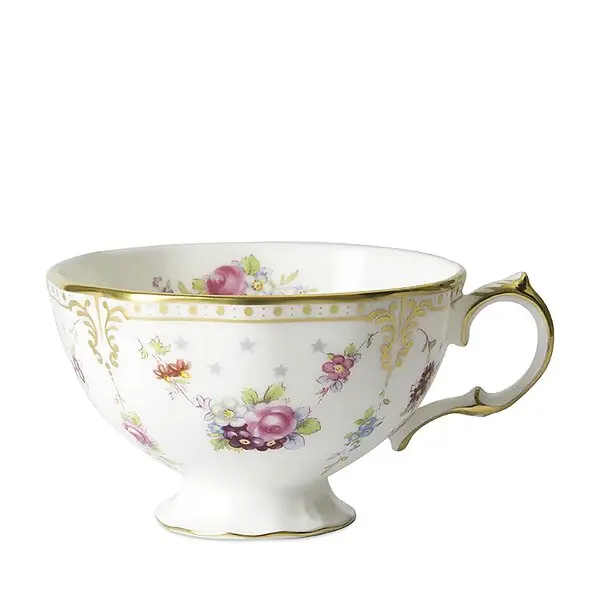 ROYAL CROWN DERBY Royal Antoinette Tea Cup - Multi