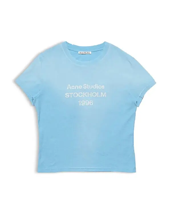 Acne Studios Logo Tee - Cornflower