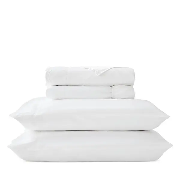 CHRISTY Scallop Sheet Set, California King - White