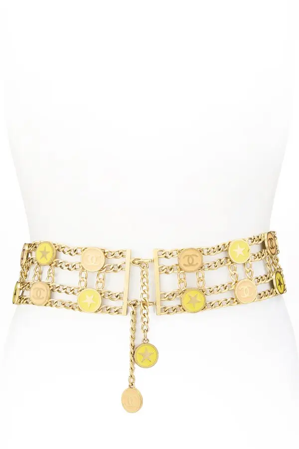 Chanel Plated Chain Belt - Multi