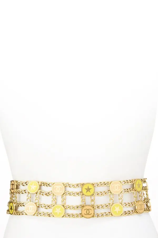 Chanel Plated Chain Belt - Multi