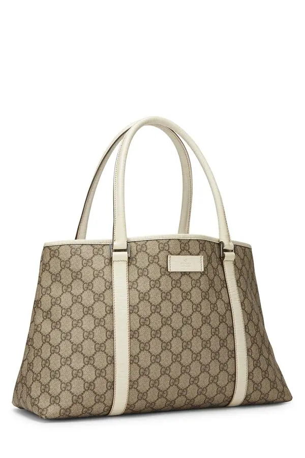 Gucci Original Gg Supreme Tote - Beige