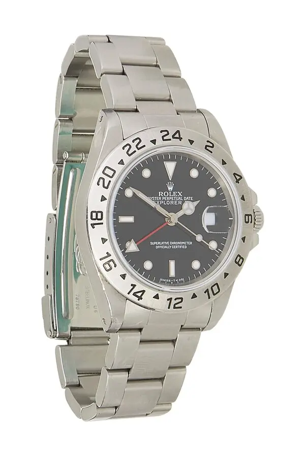 Rolex Stainless Steel Explorer Ii - Black