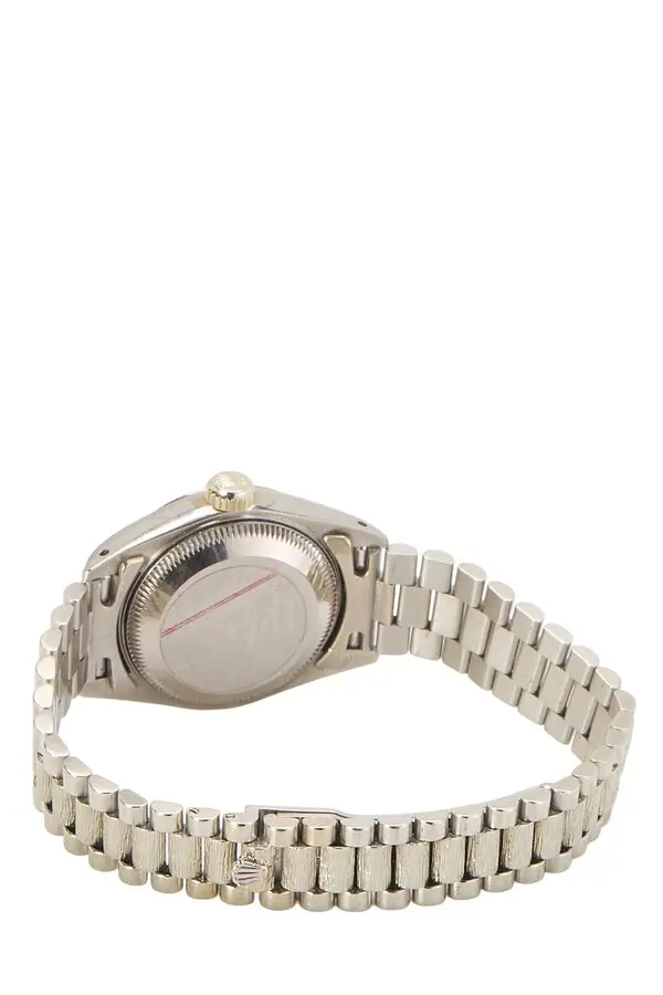 Rolex Gold Tapestry Dial Datejust 69179 26mm - Silver