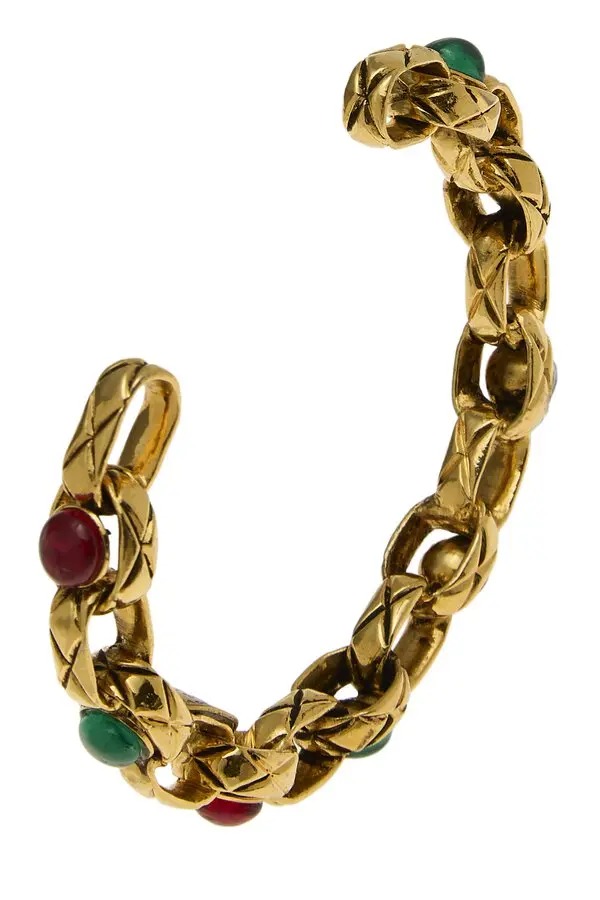 Chanel Gripoix Chain Bracelet - Multi