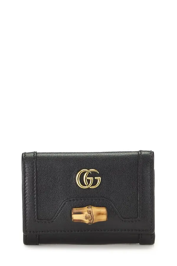 Gucci Bamboo Compact Wallet - Black
